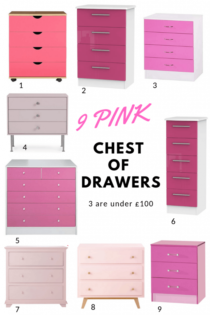 9 Of The Best Pink Chest of Drawers – Kids Beds Experts
